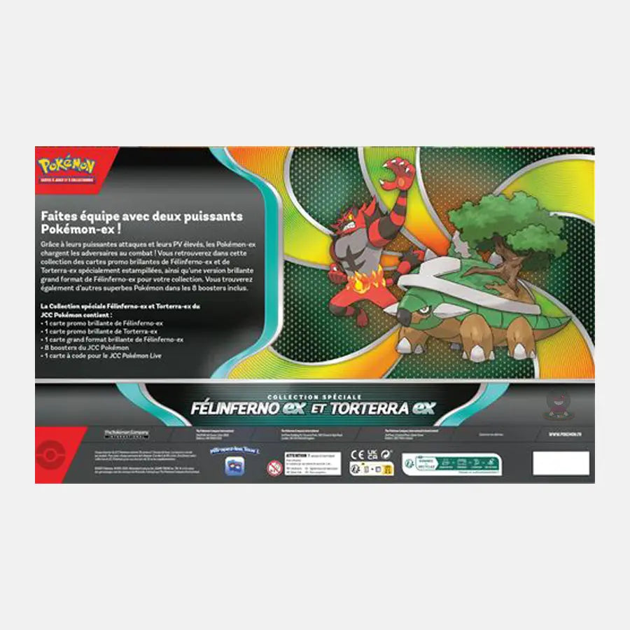 Pokemon Coffret Félinferno ex et Torterra ex Spéciale - Kuro Star